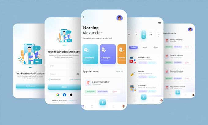 Do ui ux design, website, dashboard, mobile app ui ux design by Khushstudio | Fiverr