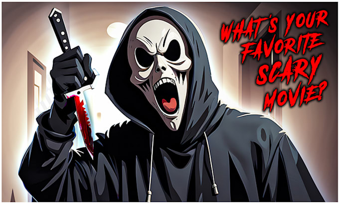 Create impressive horror animated youtube thumbnails by Gvagrapixstudio ...