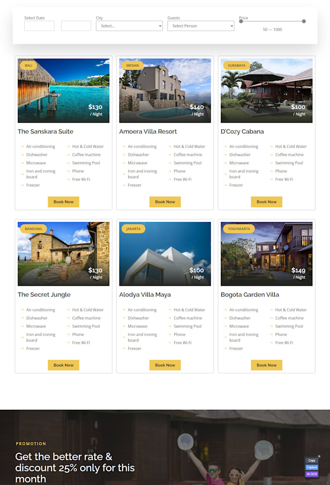 Build dynamic hotel booking, car rental, travel agency website with ...