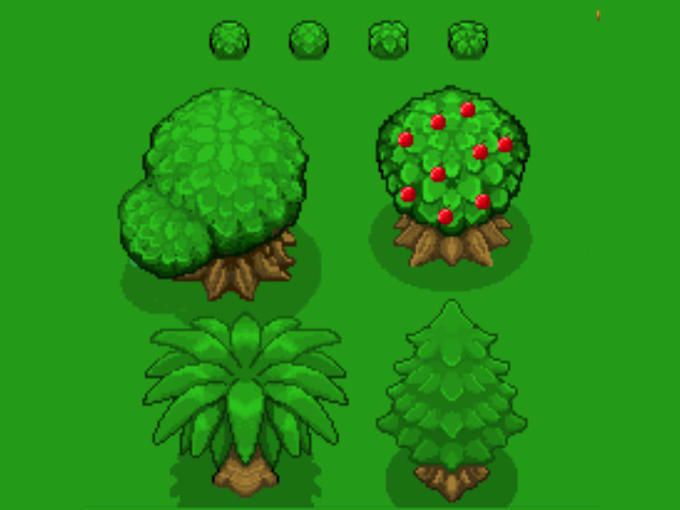 Create amazing pixel art tileset and asset for game by Keyanuarif | Fiverr
