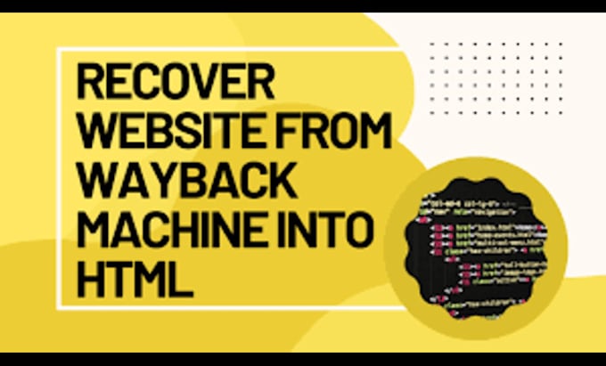 Restore the website from the wayback machine using archivarix by Hamid88844 | Fiverr