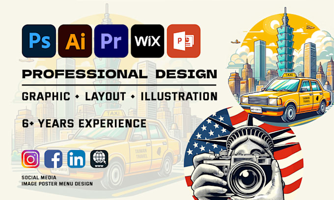 Create any graphic design and illustration work by Wadesignlab | Fiverr