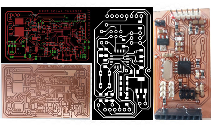 Design circuit schematic and pcb in eagle and altium by Nadir_a | Fiverr