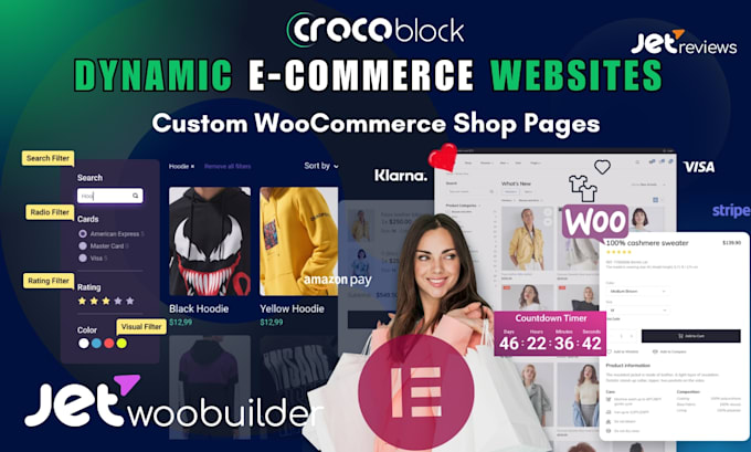Build dynamic wordpress website design by crocoblock, elementor pro, jet engine by Devrakeshwp ...