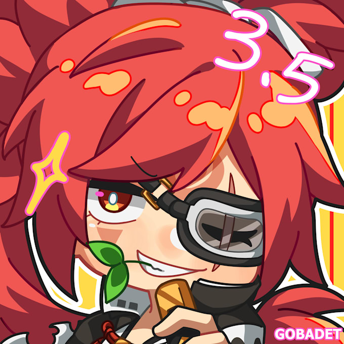 Draw chibi profile icon by Gobadet | Fiverr