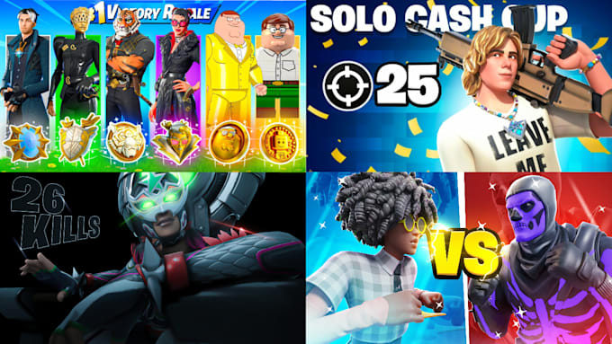 Create you an attractive fortnite thumbnail by Ani_d33 | Fiverr