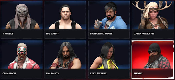 Create a custom wrestler for wwe 2k24 by Fnordromph | Fiverr