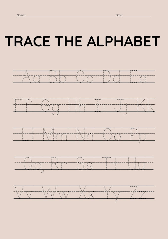 Create custom activity worksheets for your toddler by Ilegmoreno | Fiverr