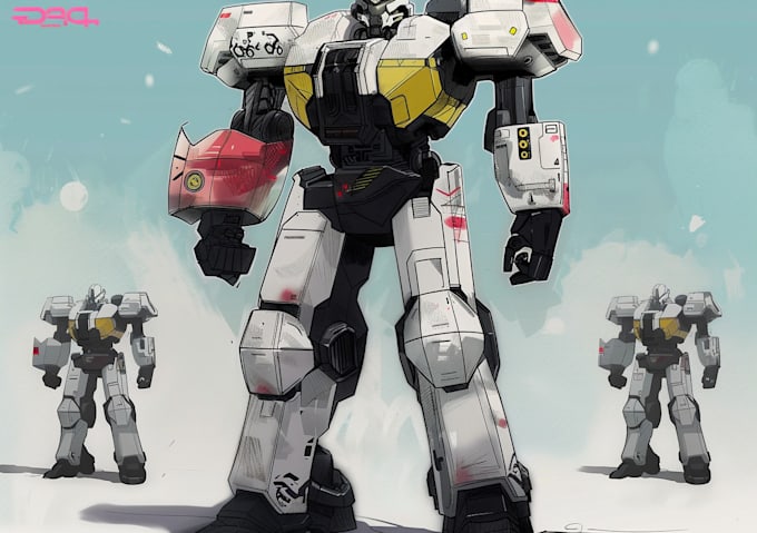 Draw a semi chibi anime style illustration,fanart by Lynkcrimson | Fiverr