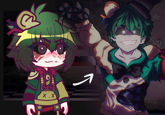 Draw your gacha oc by Epicsceptileamv | Fiverr