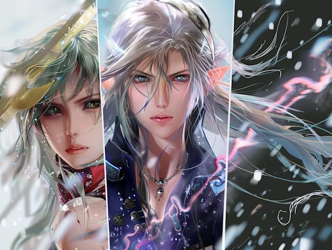 Draw final fantasy xiv character or fanart by Denoshahard | Fiverr