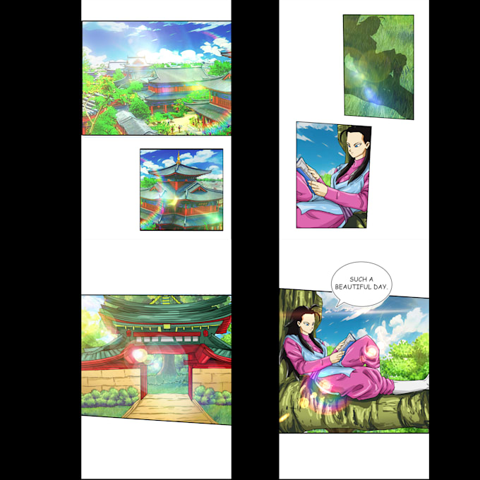 Draw a manwha comic style by Karlangelo09 | Fiverr