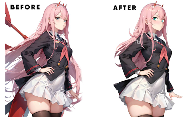 Fix and enhance ai anime art, edit flaws by Juliaartstudio | Fiverr