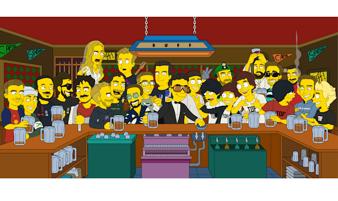 Draw you as a yellow cartoon simpsons style by Santiagobg | Fiverr