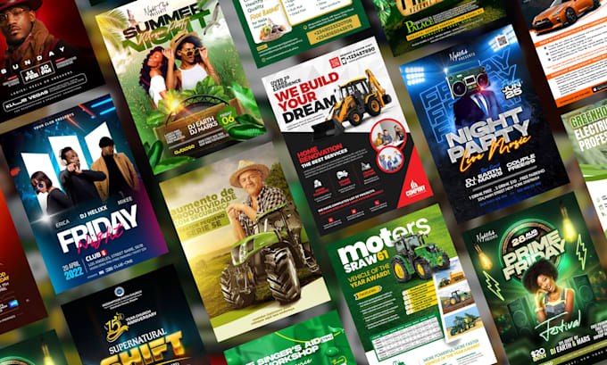 Design 2 professional flyer designs within 1 day by Masterdesigns9 | Fiverr