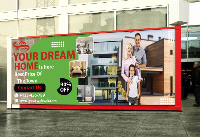 Create professional billboard, signboard and banner design by ...