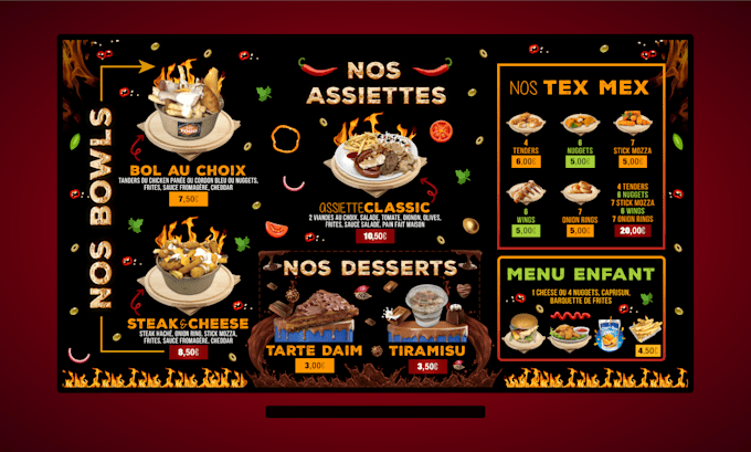 Design digital menu, food menu, restaurant menu, hotel spa menu and ...