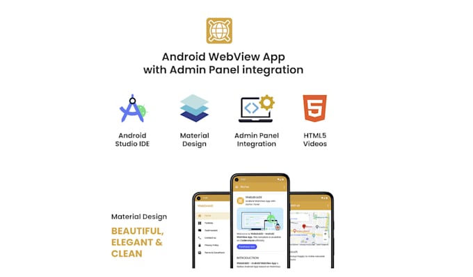 Convert your blog shopify store website into android app with admin panel by Mflixstudio | Fiverr