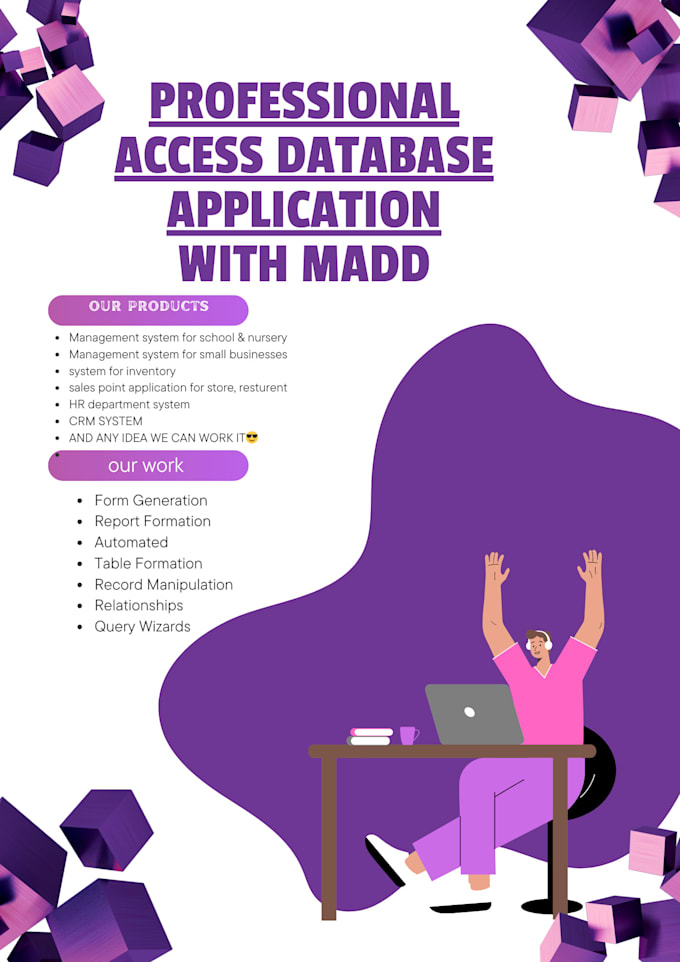 Build database application in microsoft access by Maysaramohamed | Fiverr