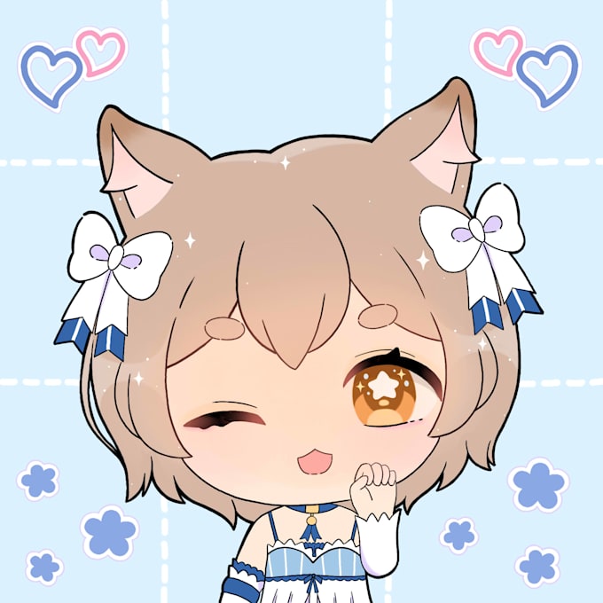 Dibuja un lindo personaje chibi, ícono o foto de perfil para ti.