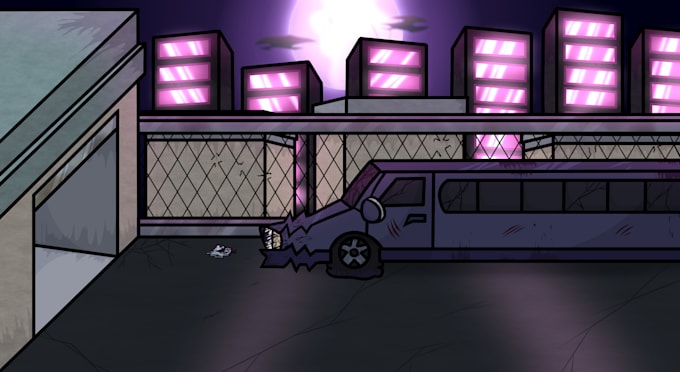 Do fnf backgrounds for your mod by Linktor | Fiverr