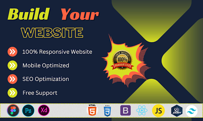 Build Responsive Website Using Html Css Bootstrap Tailwind By