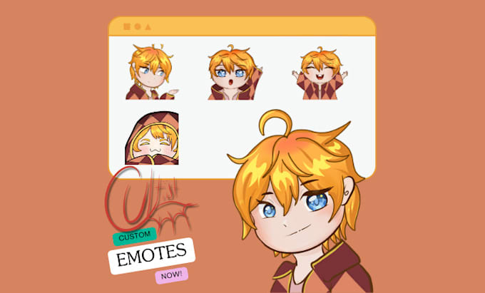 Create emojis for your stream or discord by Cursedart | Fiverr
