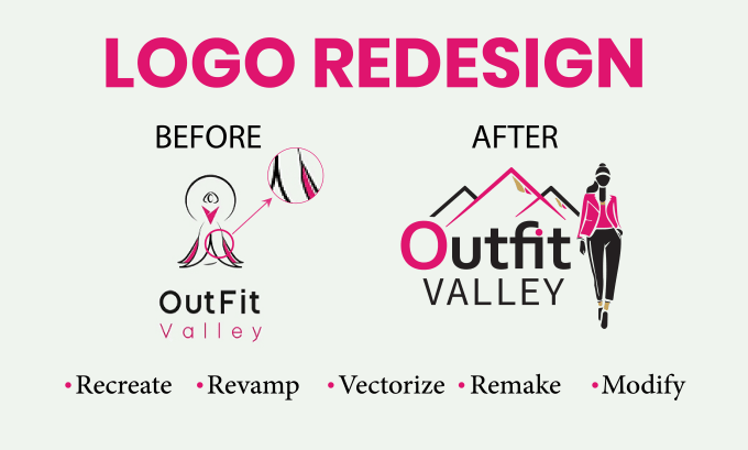 Redesign revamp and vectorize your existing logo or design by Angelina ... Redesign revamp and vectorize your existing logo or design by Angelina ...