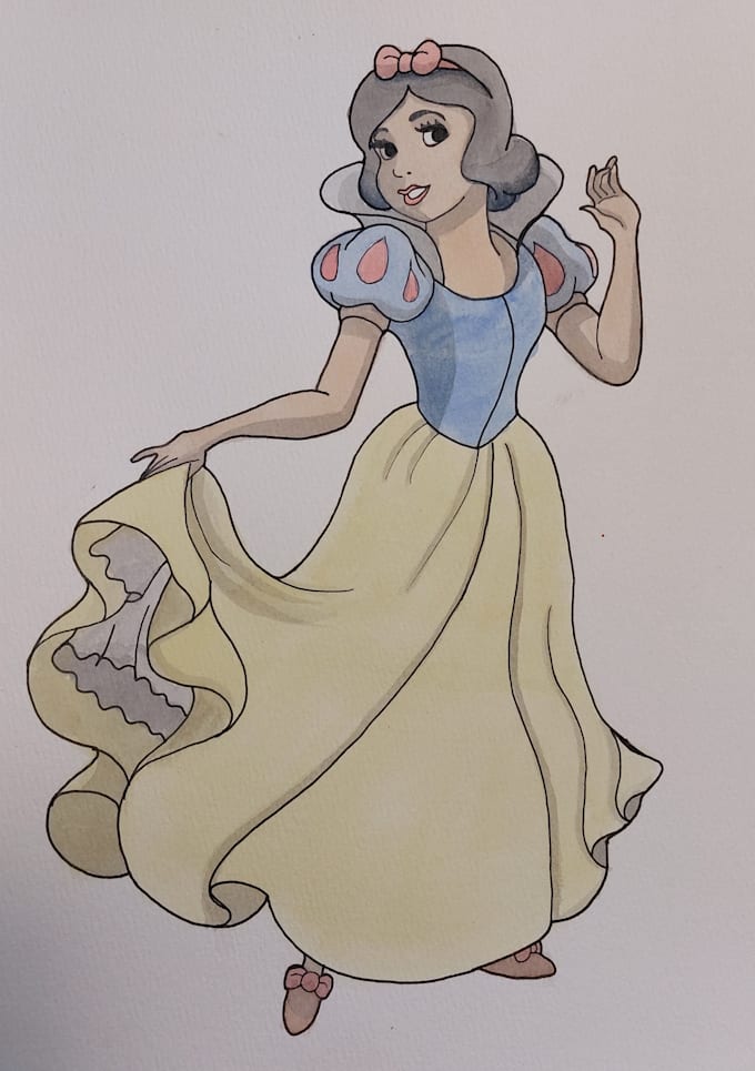 Draw you like a disney princess by Craig_wolf | Fiverr