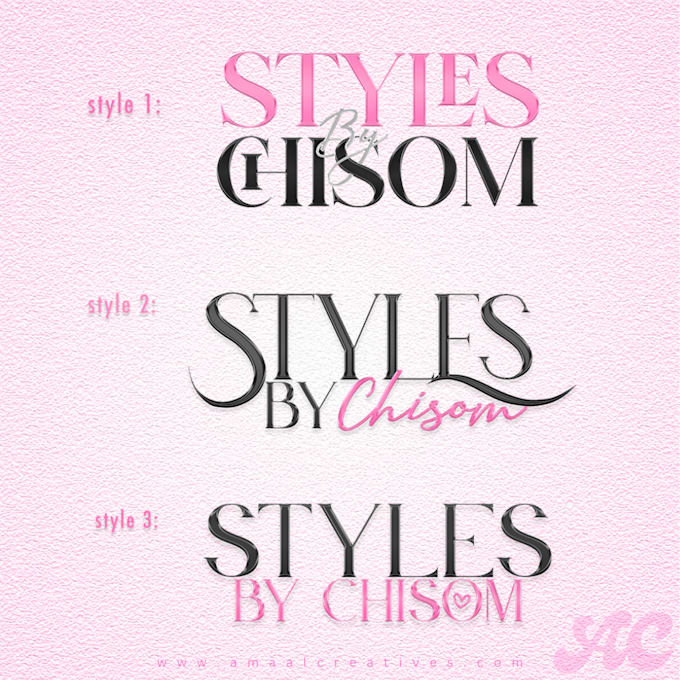 Create a text based logo by Amaalcreatives | Fiverr