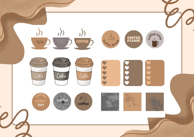 Create digital stickers for planner, journal or etsy shop by Design ...