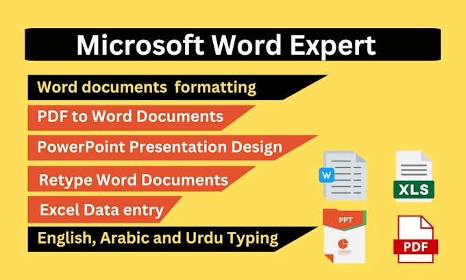 Type, design, format, edit ms word documents by Freelanncerr | Fiverr