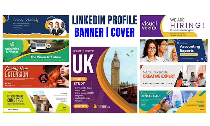 Design custom linkedin banners for your brand identity by Hemanathgk ...