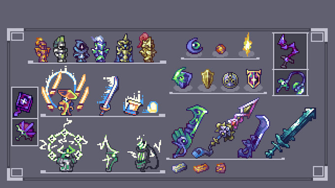 Make sprites and textures for terraria and minecraft by Fallenknight762 ...