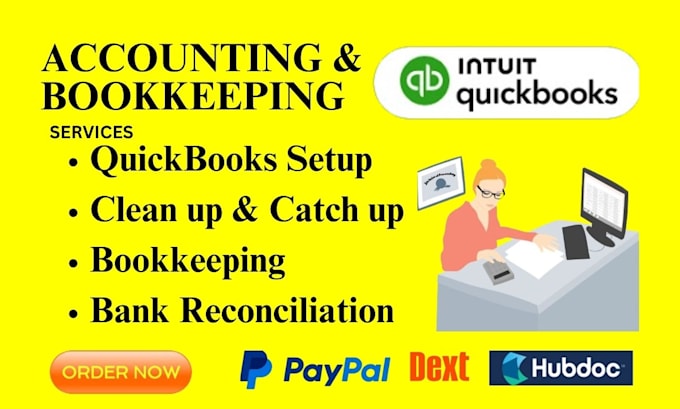 Do quickbooks setup, clean up, reconciliation and quickbooks online bookkeeping by Minhamoni ...