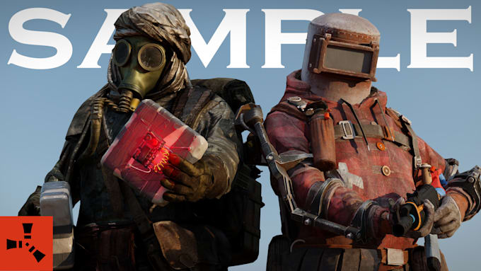 Create a 3d rust thumbnail by Fuutile | Fiverr