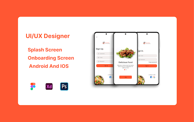 Design onboarding splash screens mobile app ui mockup wireframe ...