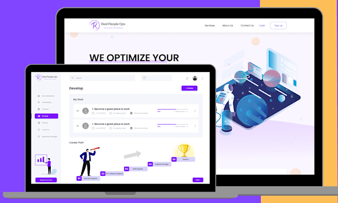 Design modern dashboard, web app, admin panel ui ux in figma by ...
