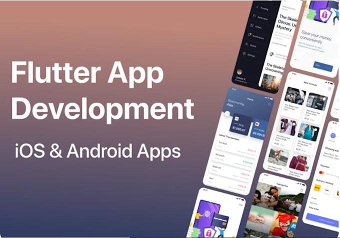 Develop flutter mobile app, flutter app development by Devverona | Fiverr