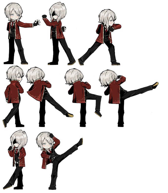 Draw Limbus Company Style Chibi Sprites By Mrtomatoart Fiverr