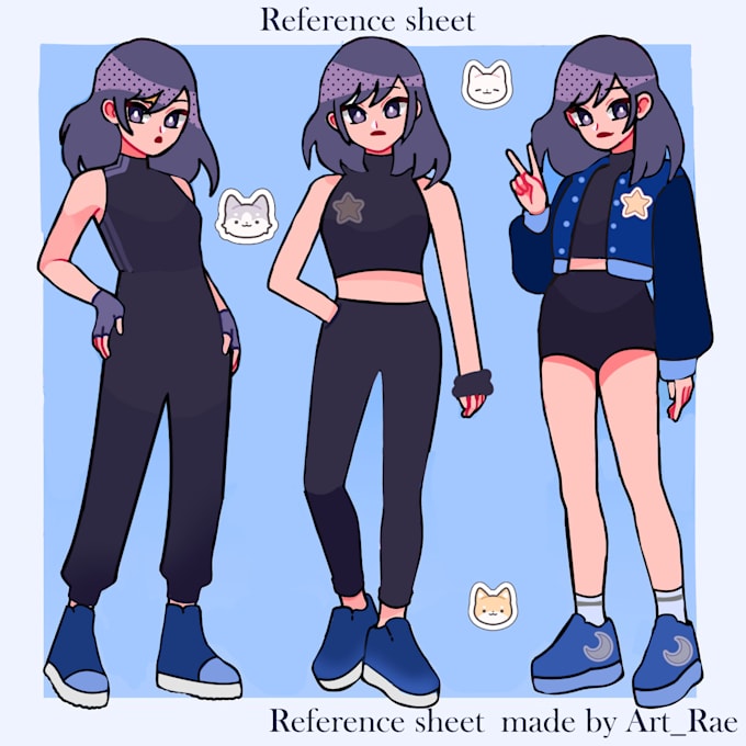 Draw an original character design by Art_rae | Fiverr
