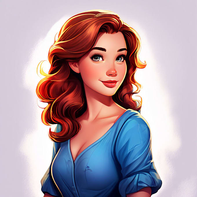 Draw a portrait in disney cartoon style by Donaldarez | Fiverr