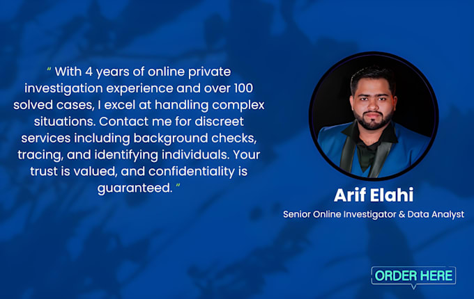 Do online investigation, number, email lookup, background check ...