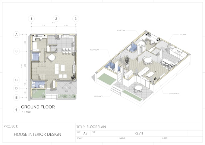 Convert your 2d plan to 3d plan in 24 hours by Nicoleamberson | Fiverr