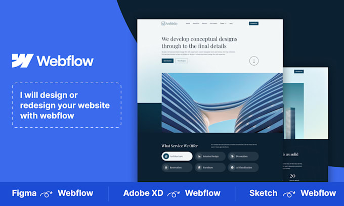 Design or redesign your website with webflow by Samim7722 | Fiverr