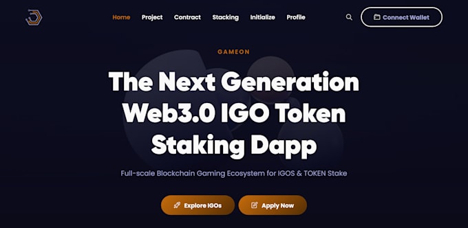 Create ethereum staking dapp, token presale, dex and custom dapp by Mdaiman321 | Fiverr