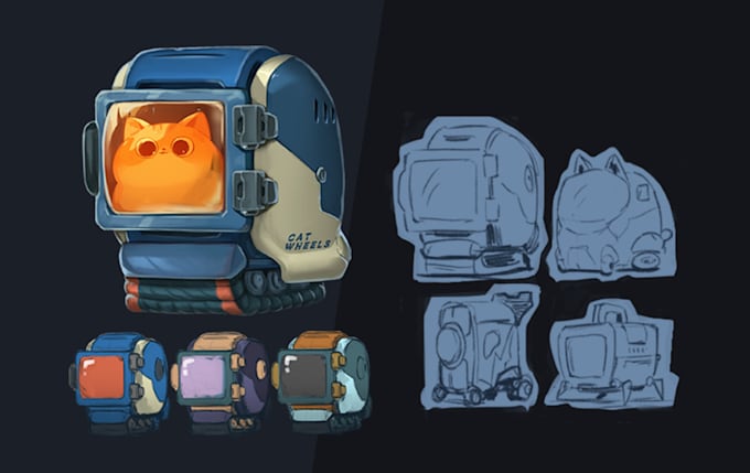 Draw game assets, props, icons, objects, sprites and ui by Vitalii_h ...