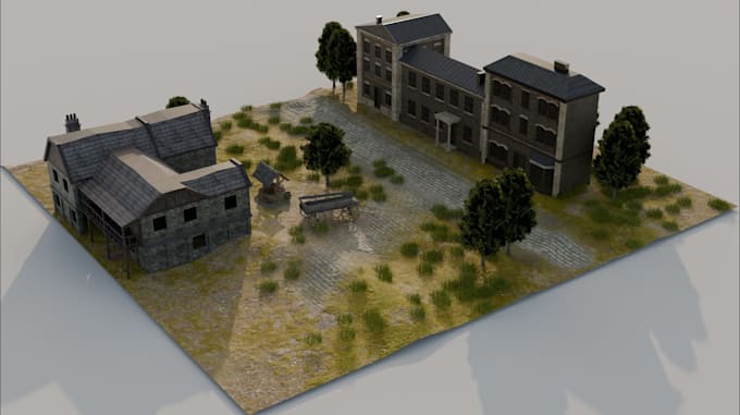 Do environment modeling in blender by Cullinan215 | Fiverr