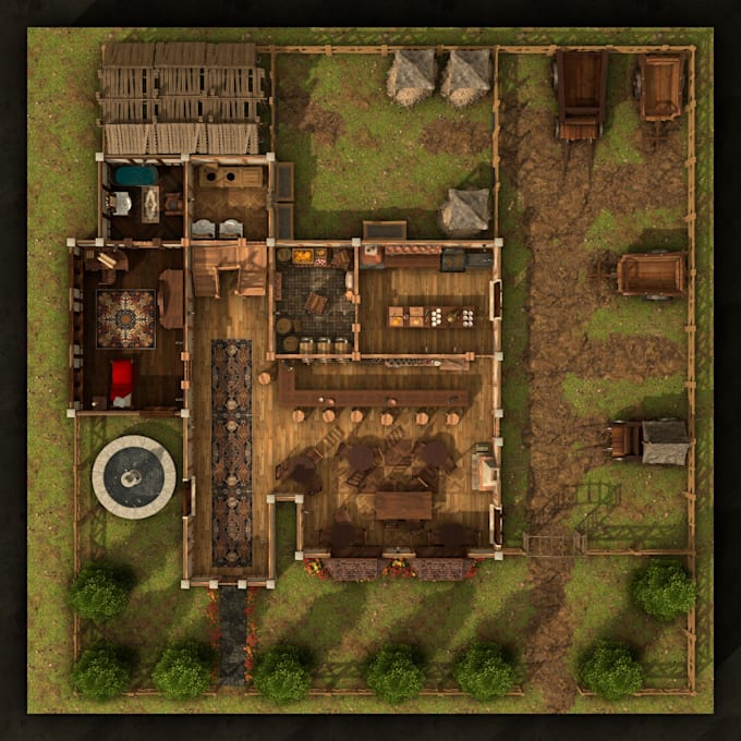 Make you a custom dnd map to your specifications by Quillofdamocles ...