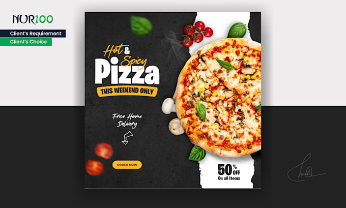 Design social media posters, banners, eye catchy ads for marketing by ...